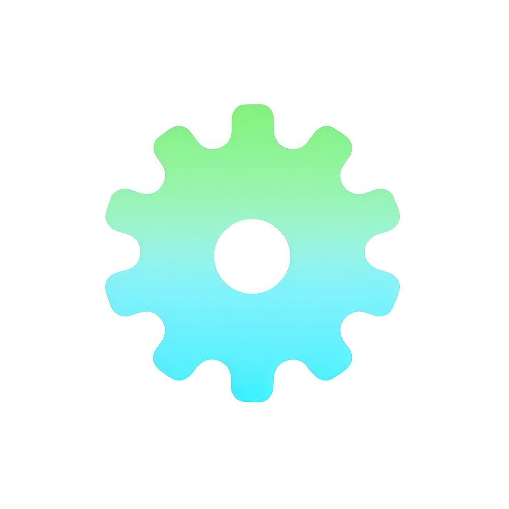 Gear shape gradient gear blue | Premium Photo Illustration - rawpixel