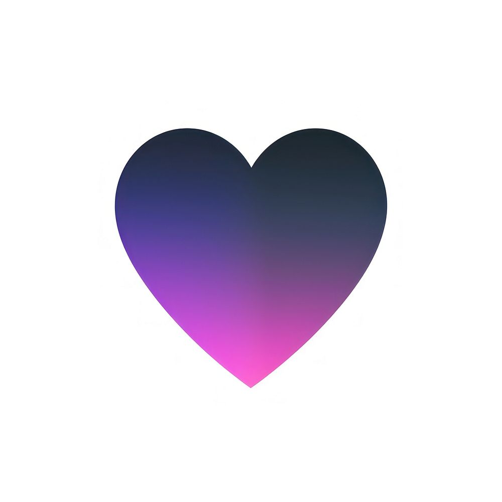 Gradient black heart shape white | Premium Photo Illustration - rawpixel