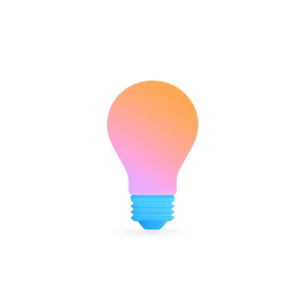 Light bulb icon gradient lightbulb | Premium Photo Illustration - rawpixel