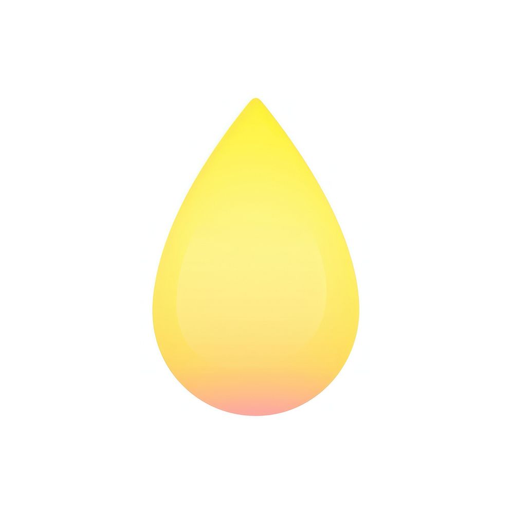 Water drop gradient yellow shape | Free Photo Illustration - rawpixel