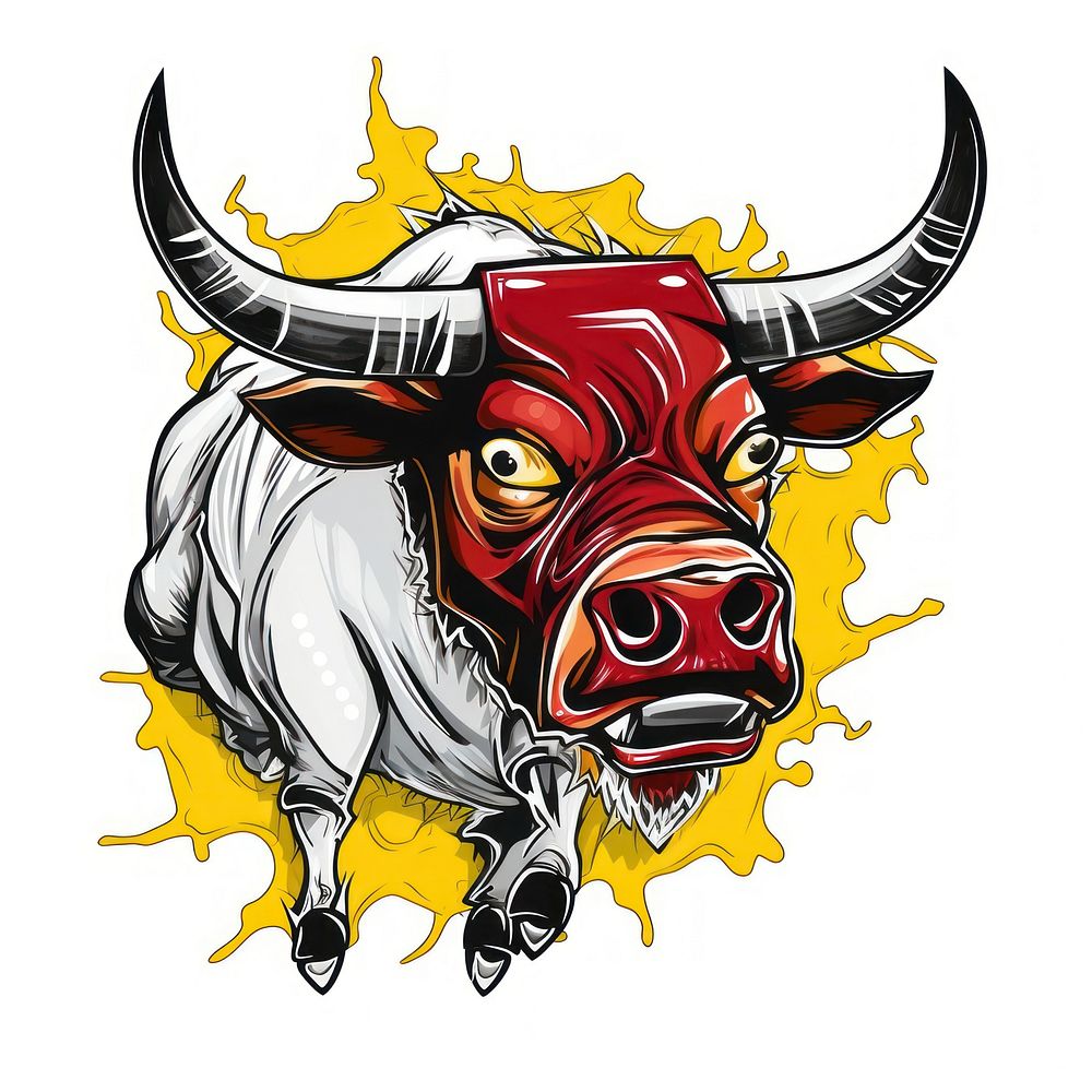 Angry bull livestock buffalo cattle. | Premium Photo Illustration ...