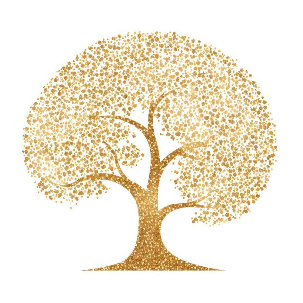 Gold tree icon plant art | Premium Photo Illustration - rawpixel