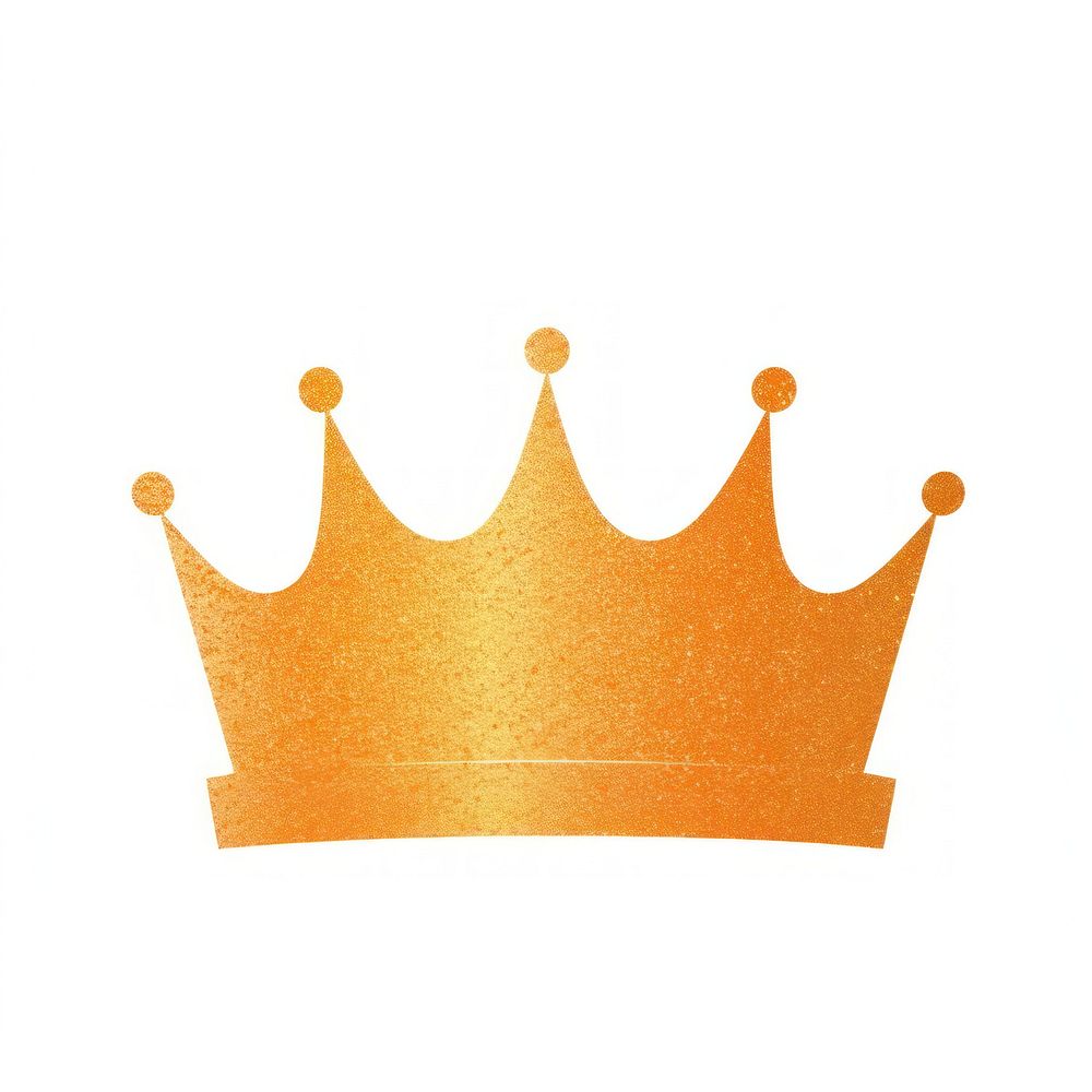 Orange crown icon white background | Premium Photo Illustration - rawpixel