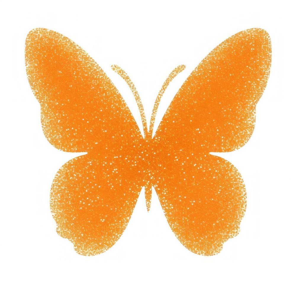Orange butterfly icon petal white | Premium Photo Illustration - rawpixel