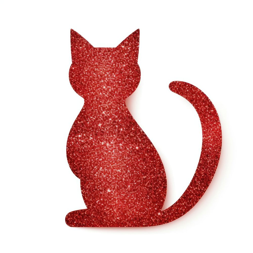 Red cat icon glitter animal | Premium Photo Illustration - rawpixel