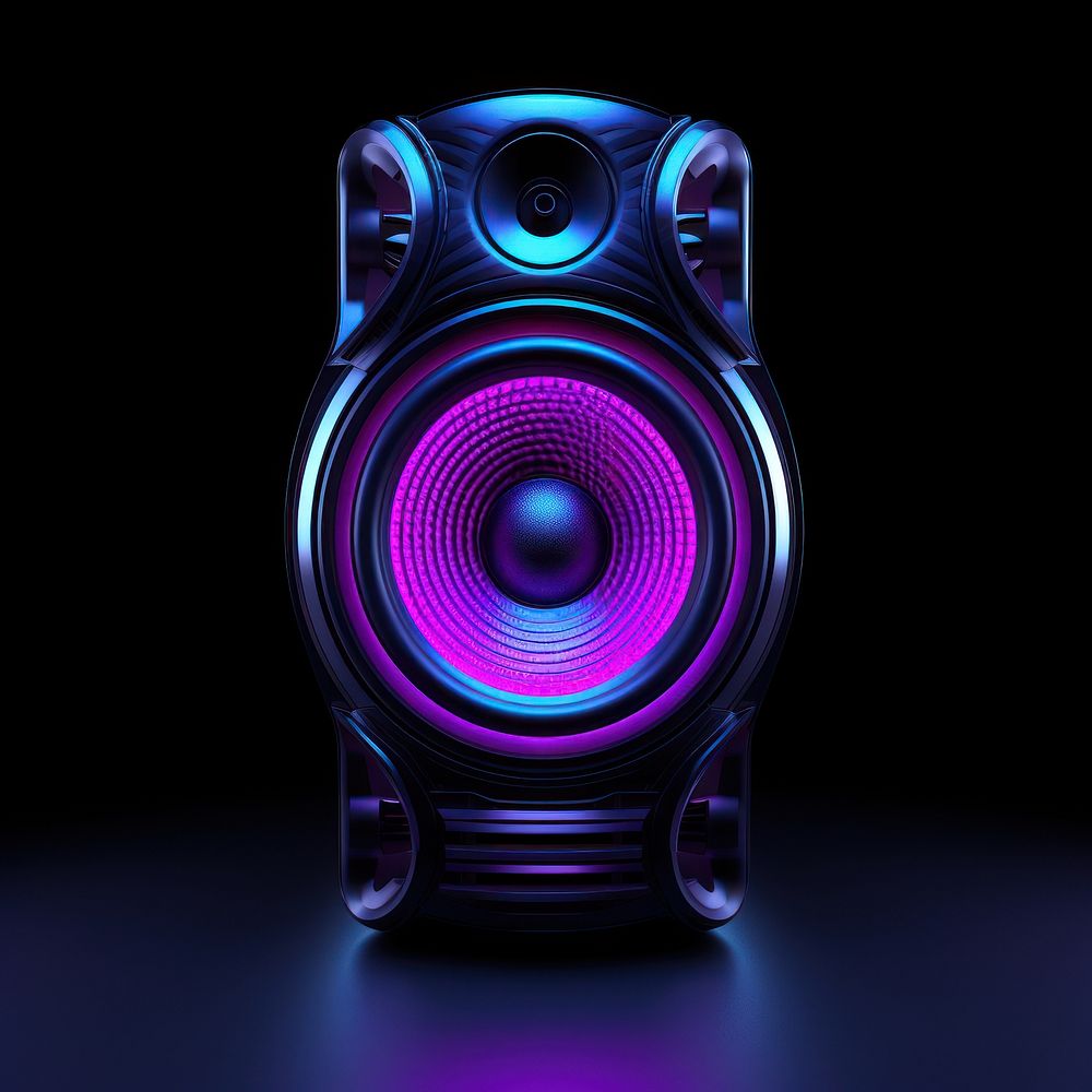 Speaker speaker light black. | Premium Photo Illustration - rawpixel