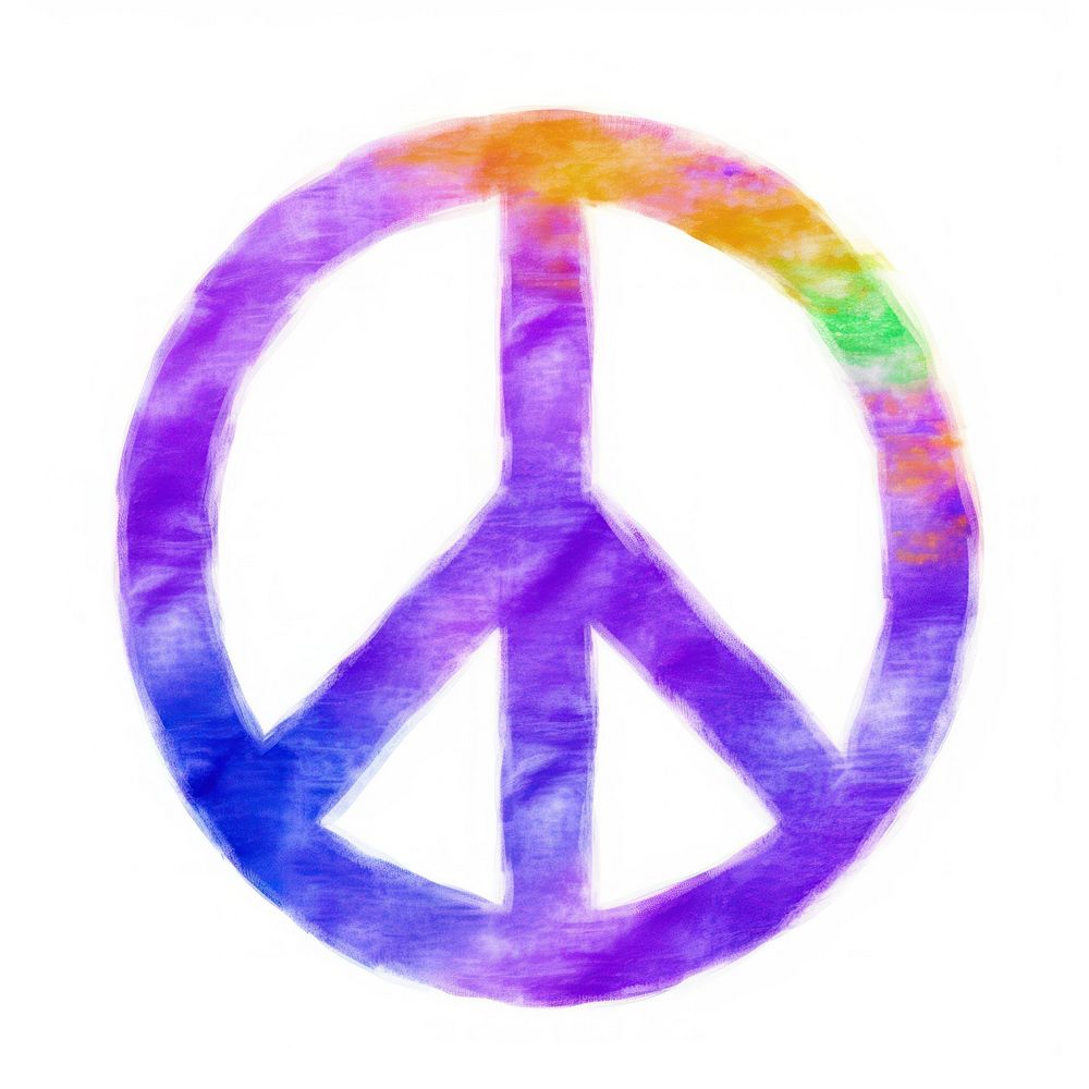 Peace Sign purple white background | Premium Photo Illustration - rawpixel