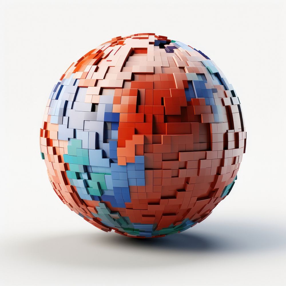 Planet bricks toy art sphere | Premium Photo Illustration - rawpixel