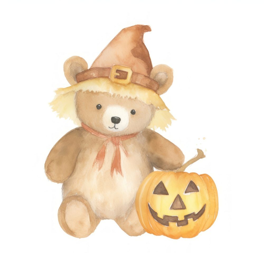 Teddy bear halloween cute toy. | Free Photo Illustration - rawpixel