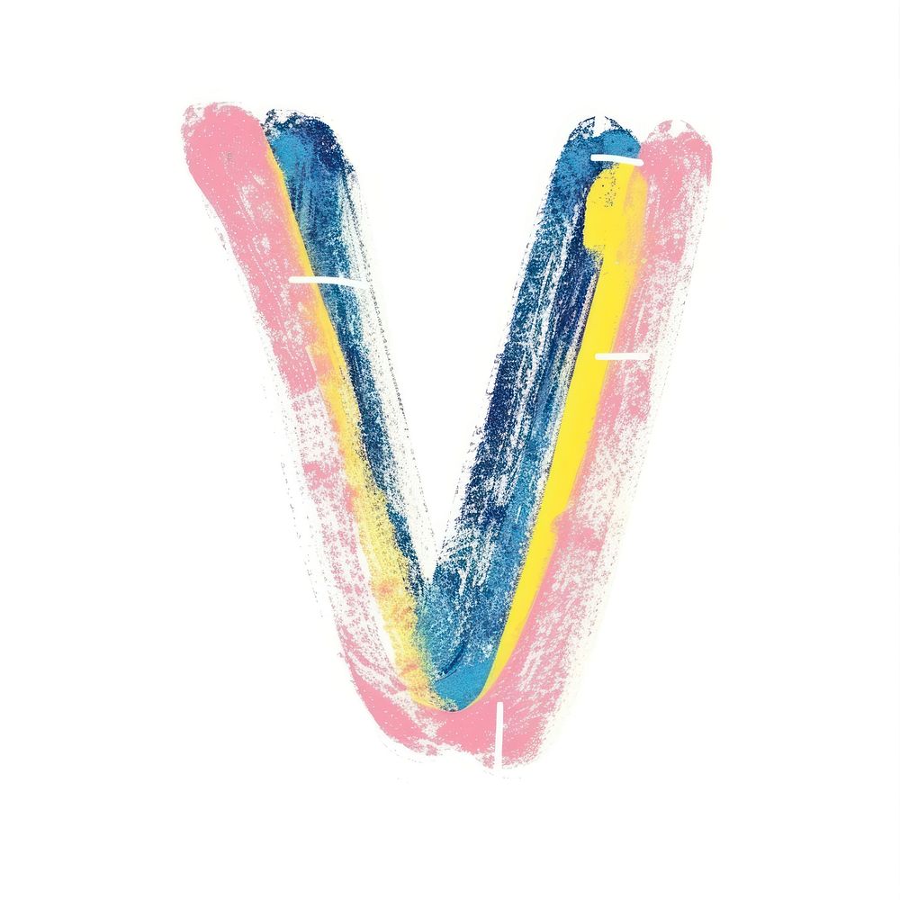 Cute letter V white background | Premium Photo Illustration - rawpixel