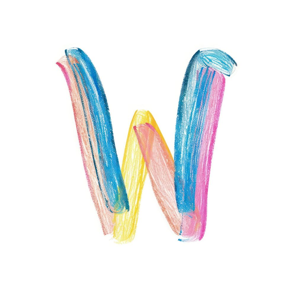 Cute letter W art white | Premium Photo Illustration - rawpixel