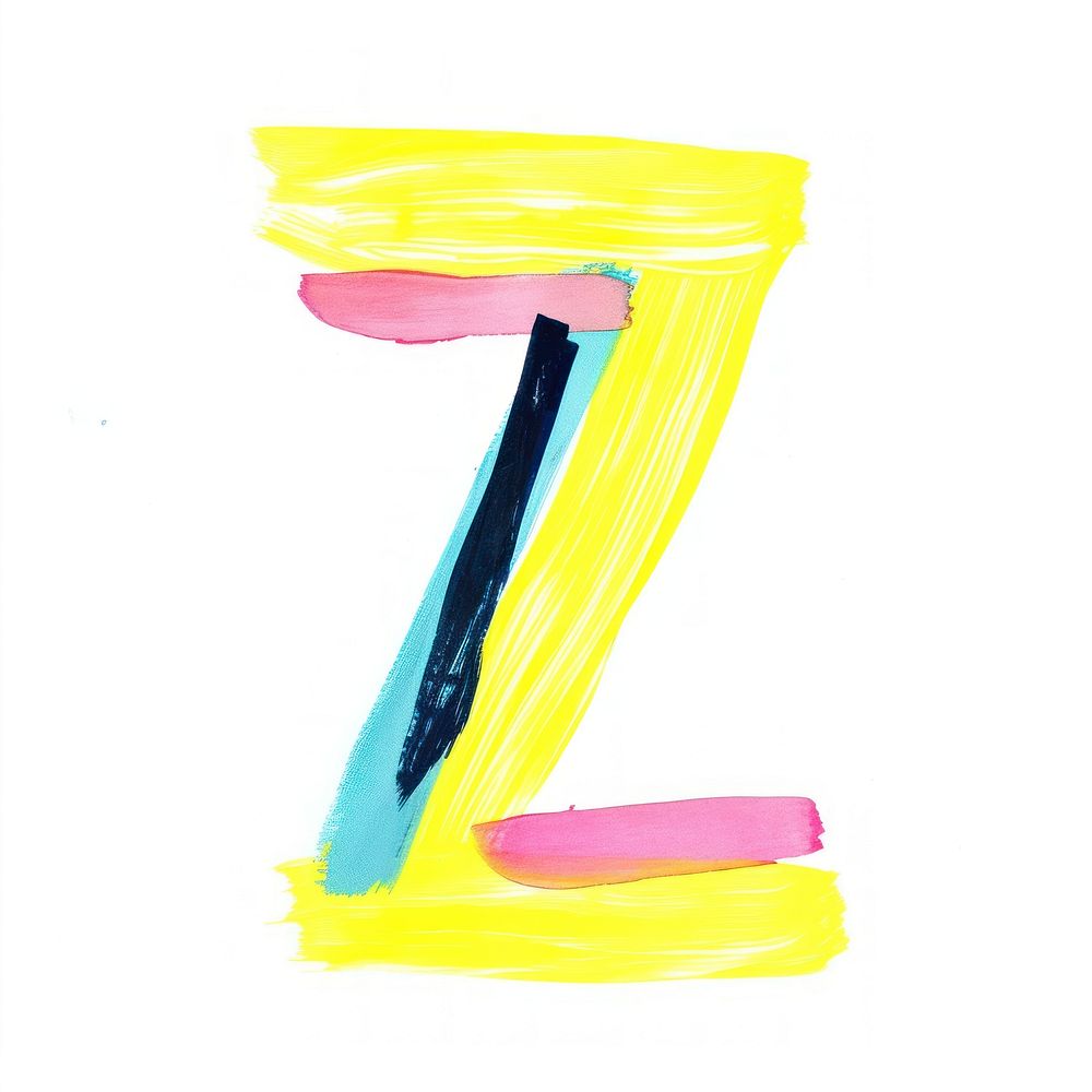 Cute letter Z brush text | Premium Photo Illustration - rawpixel