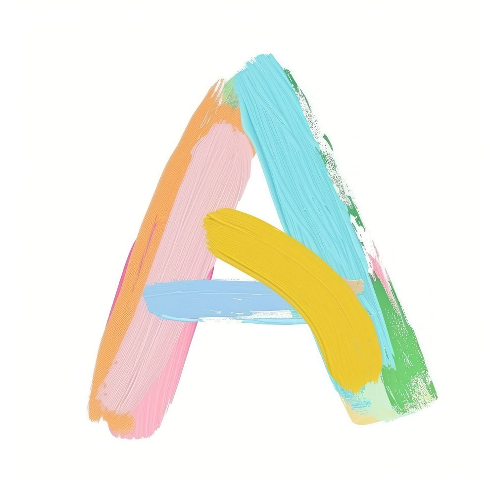 Cute letter art white background | Premium Photo Illustration - rawpixel