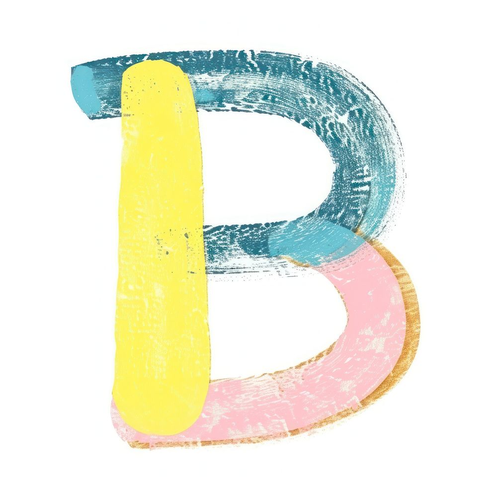 Cute letter B text number | Premium Photo Illustration - rawpixel