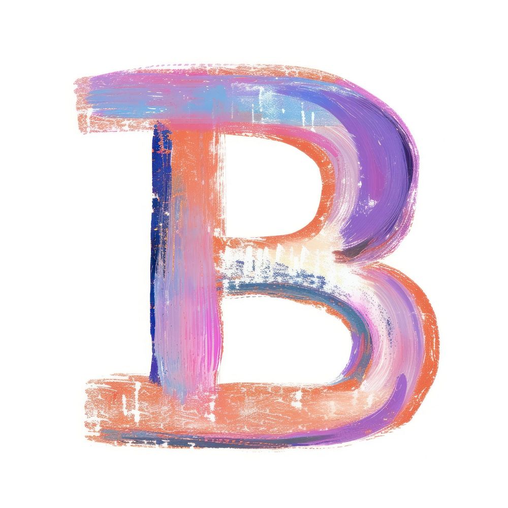 Cute letter B number text | Premium Photo Illustration - rawpixel