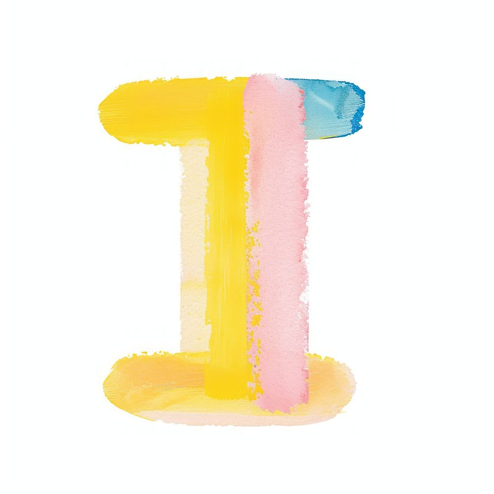 Cute letter I brush text | Premium Photo Illustration - rawpixel
