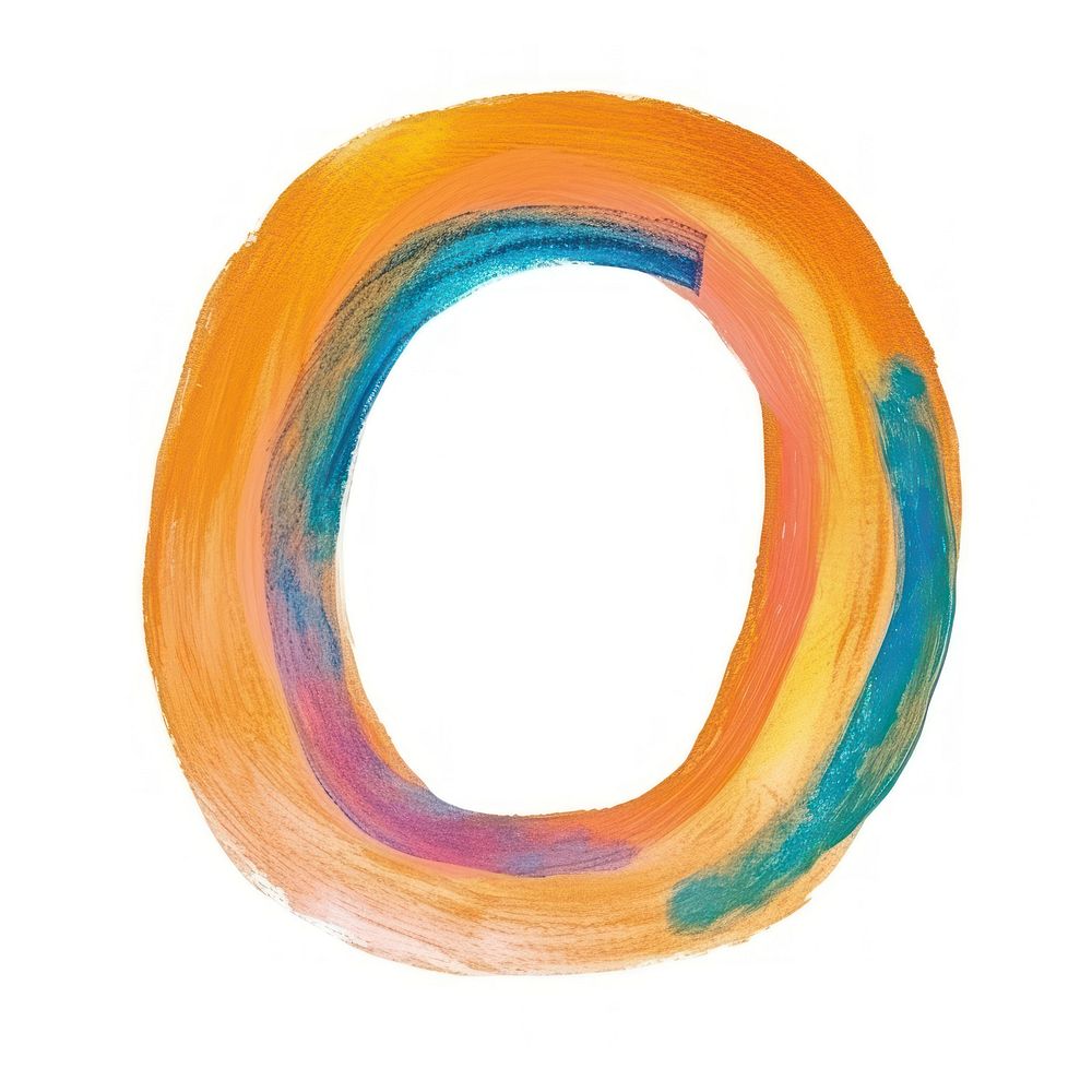 Cute letter O painting text | Premium Photo Illustration - rawpixel