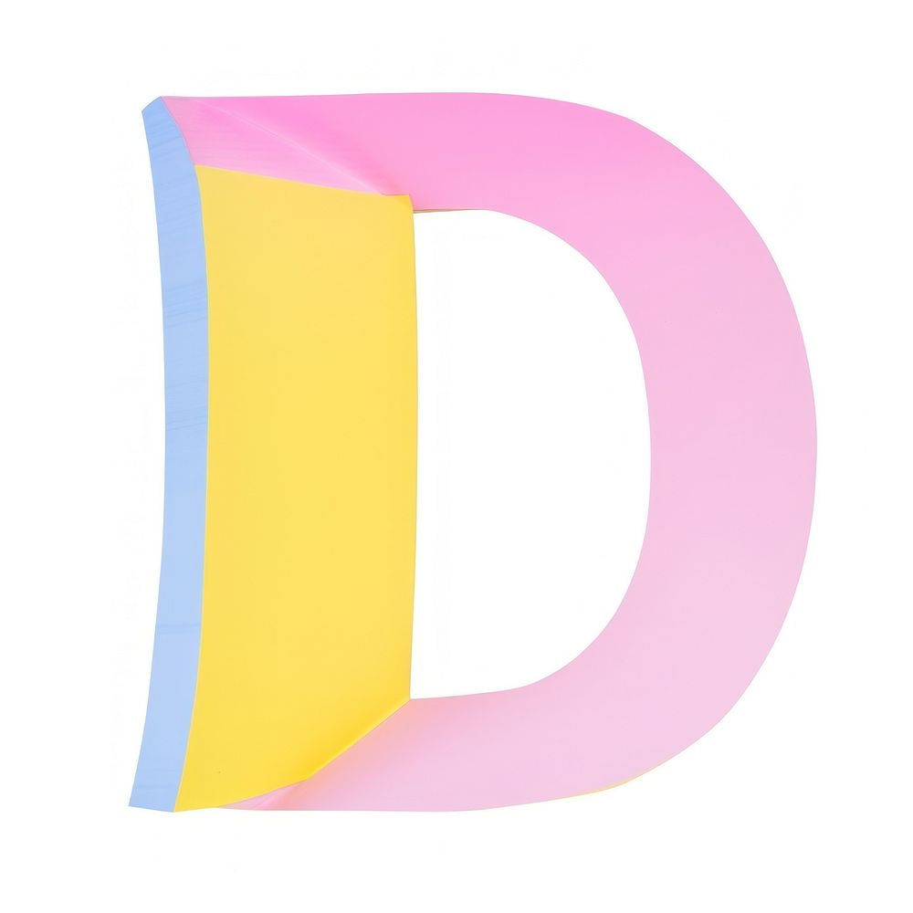 Letter D cut paper text | Premium Photo - rawpixel