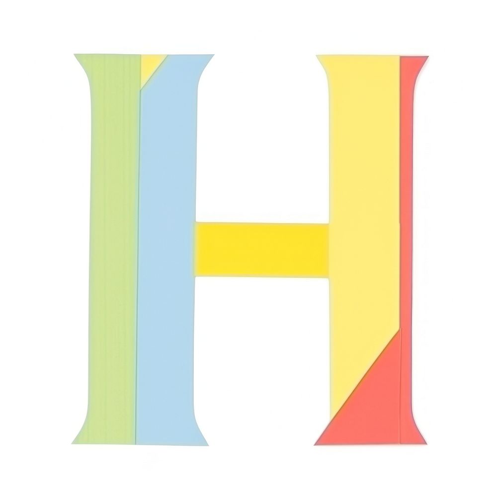 Letter H cut paper text | Premium Photo - rawpixel