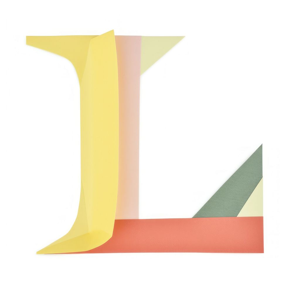 Letter L cut paper text | Premium Photo - rawpixel