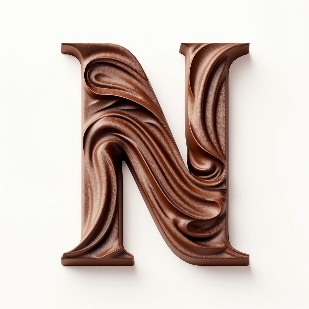 Letter M chocolate text number. | Free Photo Illustration - rawpixel