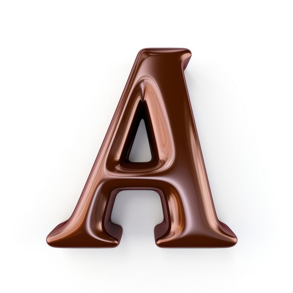 Letter A chocolate alphabet dessert. | Free Photo Illustration - rawpixel