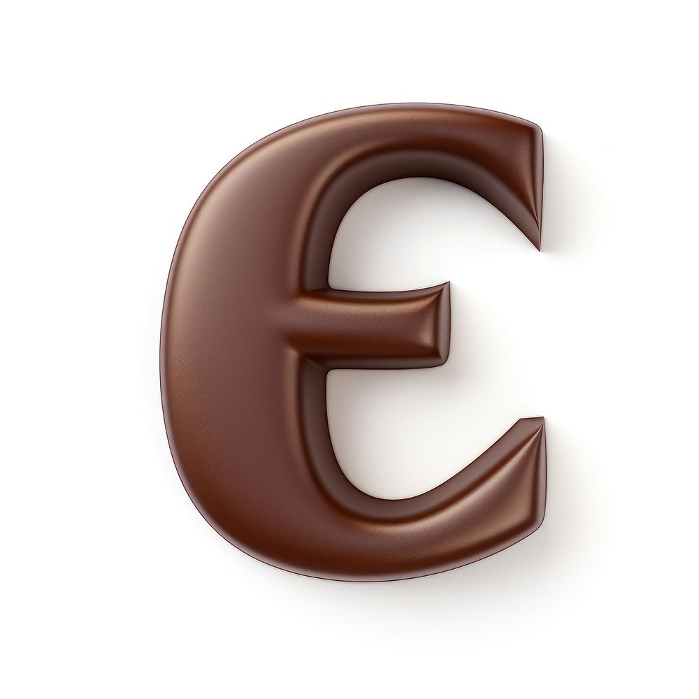 Letter E number text brown. | Premium Photo Illustration - rawpixel