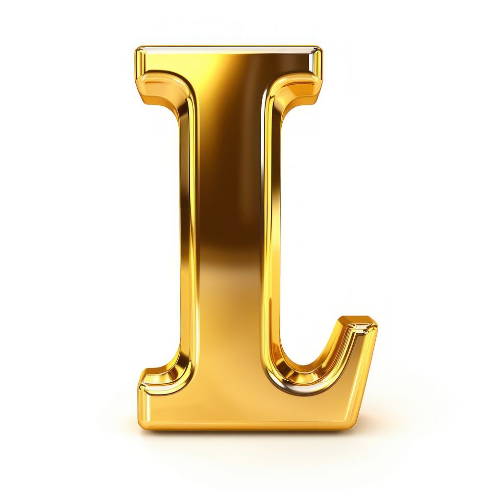 Letter I font gold text. | Free Photo Illustration - rawpixel