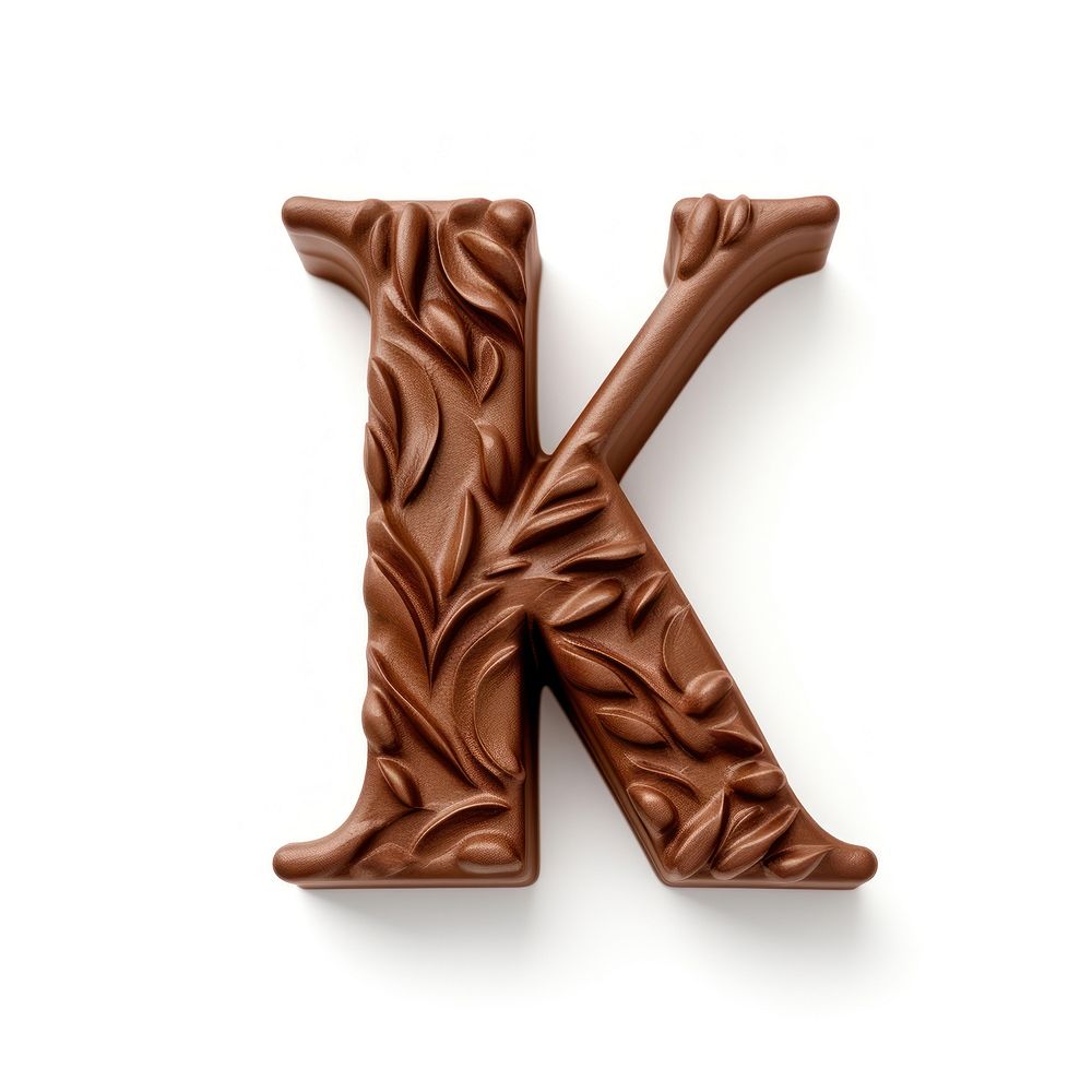 Letter K chocolate alphabet dessert. | Free Photo Illustration - rawpixel