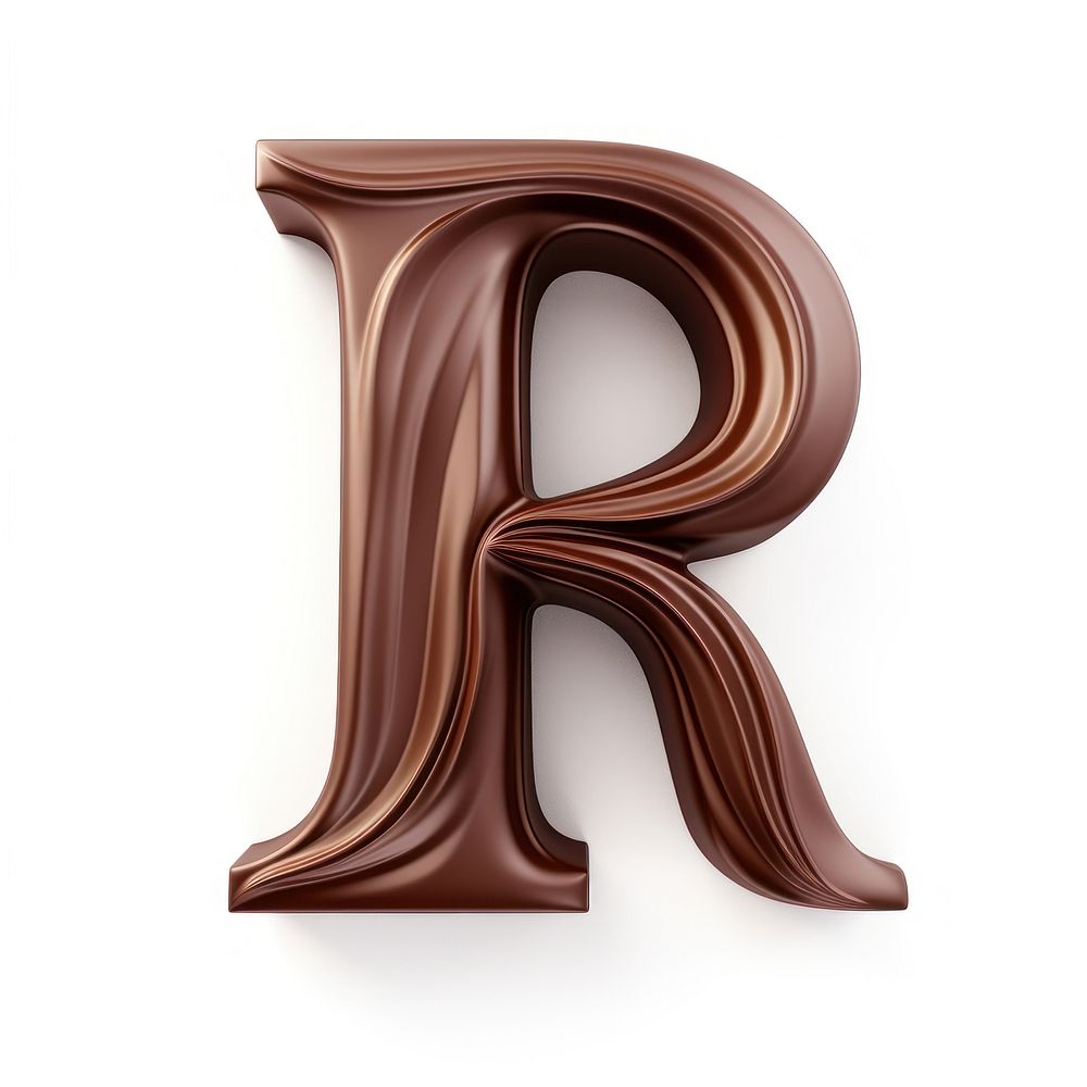 Letter R text chocolate alphabet. | Free Photo Illustration - rawpixel