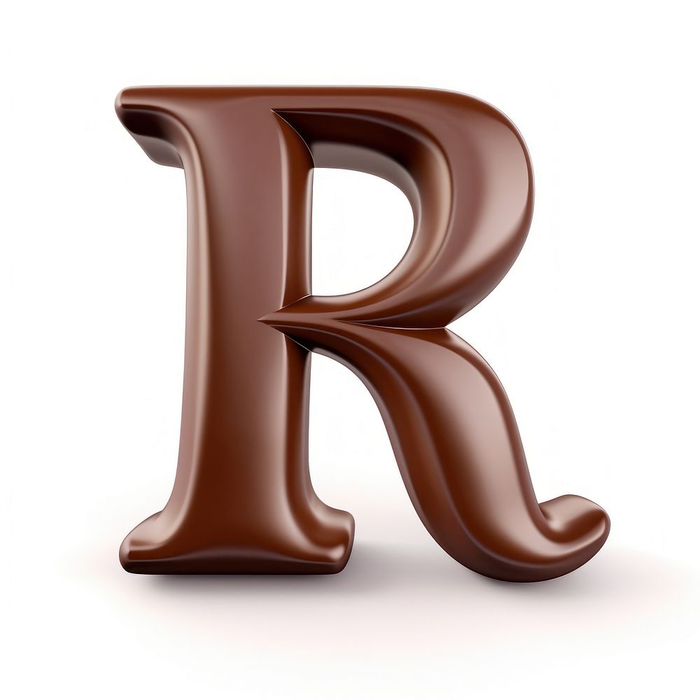 Letter R text chocolate alphabet. | Premium Photo Illustration - rawpixel