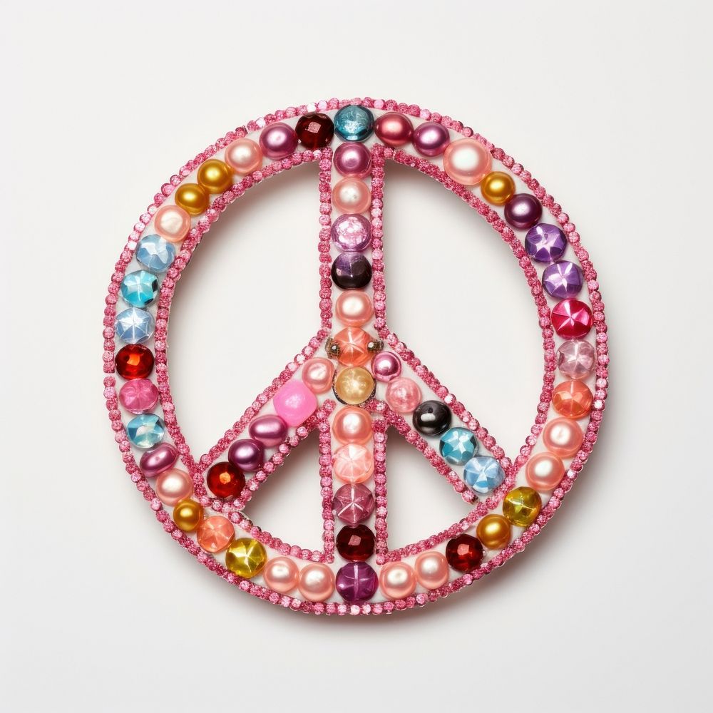 Peace Sign jewelry brooch shape. | Free Photo - rawpixel