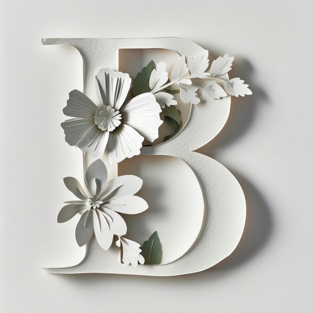 Letter B font flower plant | Free Photo - rawpixel