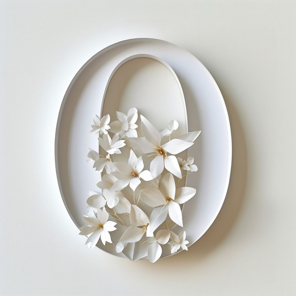 Letter Number 0 font flower | Free Photo - rawpixel