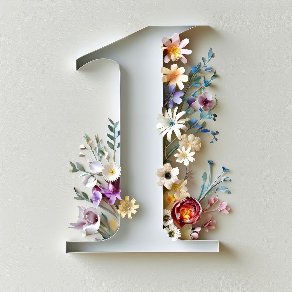 Letter Number 1 font number | Free Photo - rawpixel