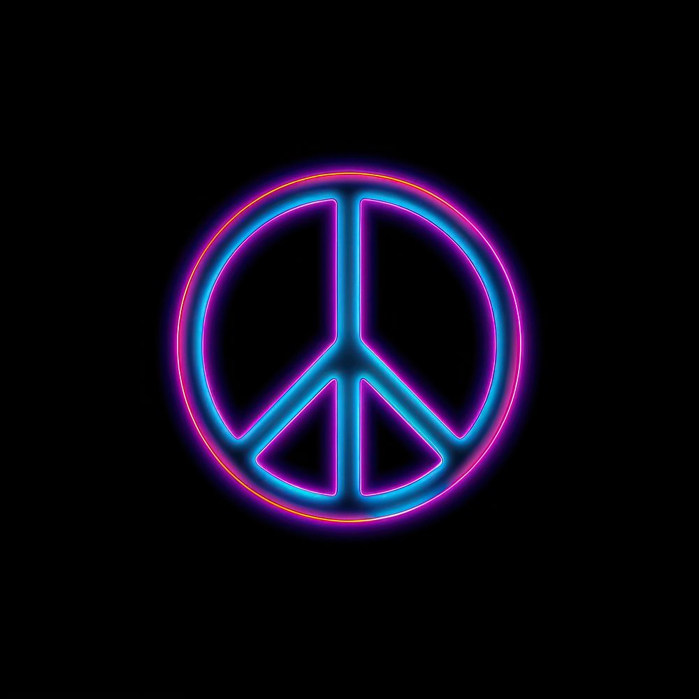 Peace Sign neon symbol night. | Premium Photo Illustration - rawpixel