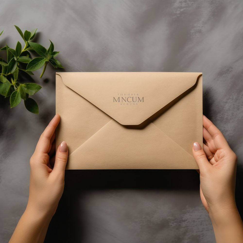 Envelope paper mail hand. | Premium Photo - rawpixel