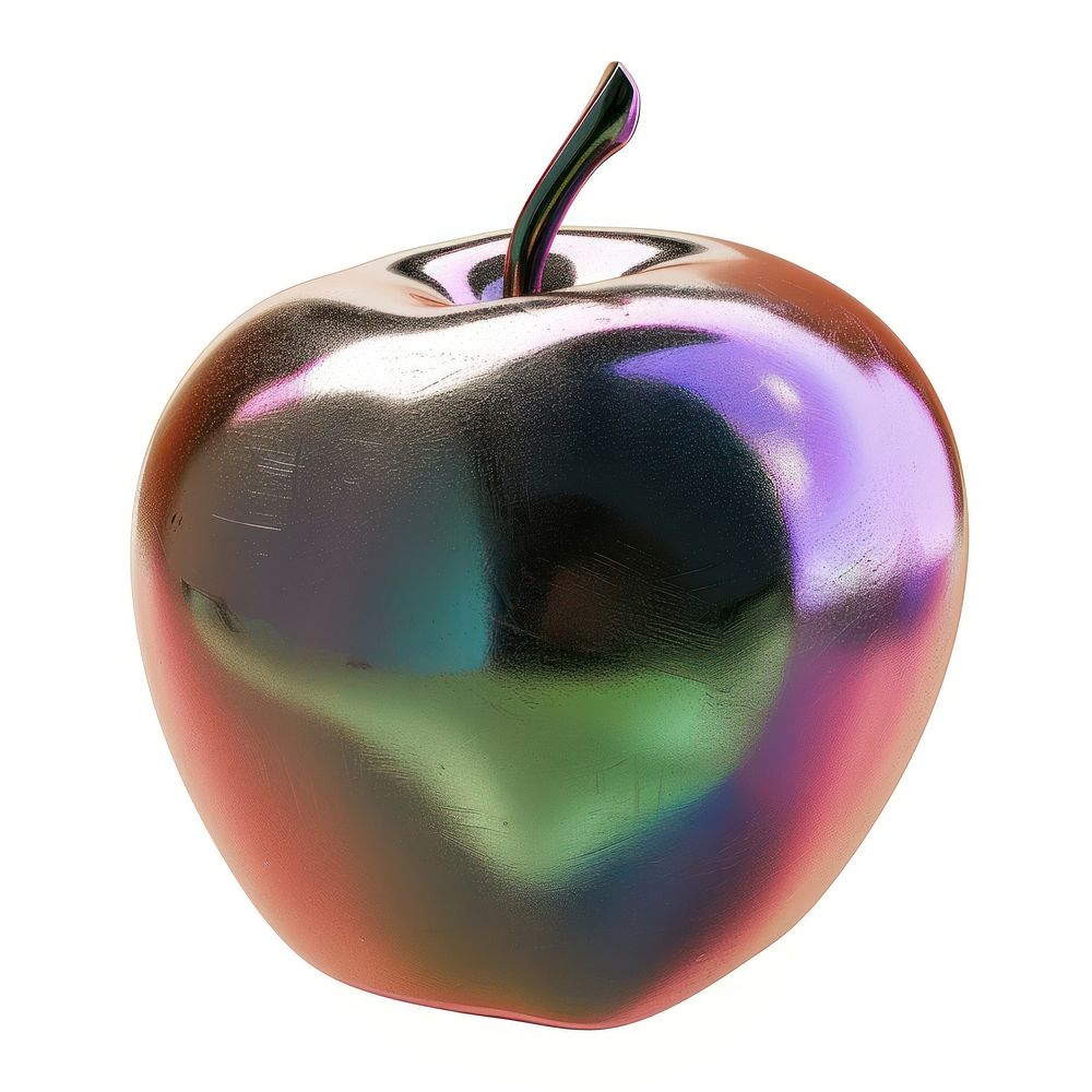 Metallic apple fruit plant food. | Free Photo Illustration - rawpixel