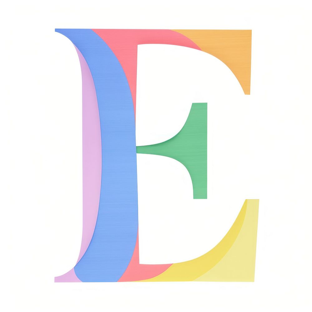 Letter E paper cut text | Premium Photo - rawpixel