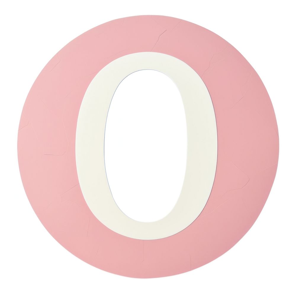 Letter o cut paper number | Premium Photo - rawpixel