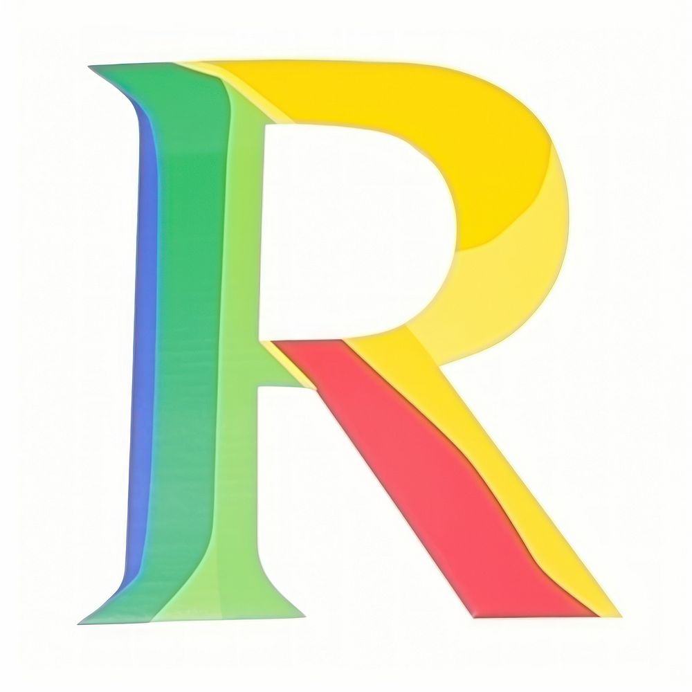 Letter R paper cut text | Free Photo - rawpixel