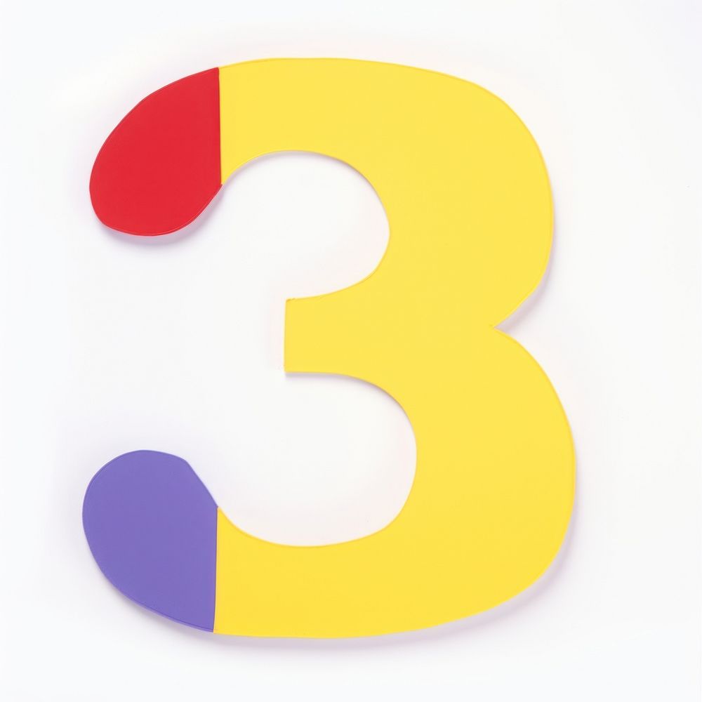 Number letter 3 cut paper | Premium Photo - rawpixel