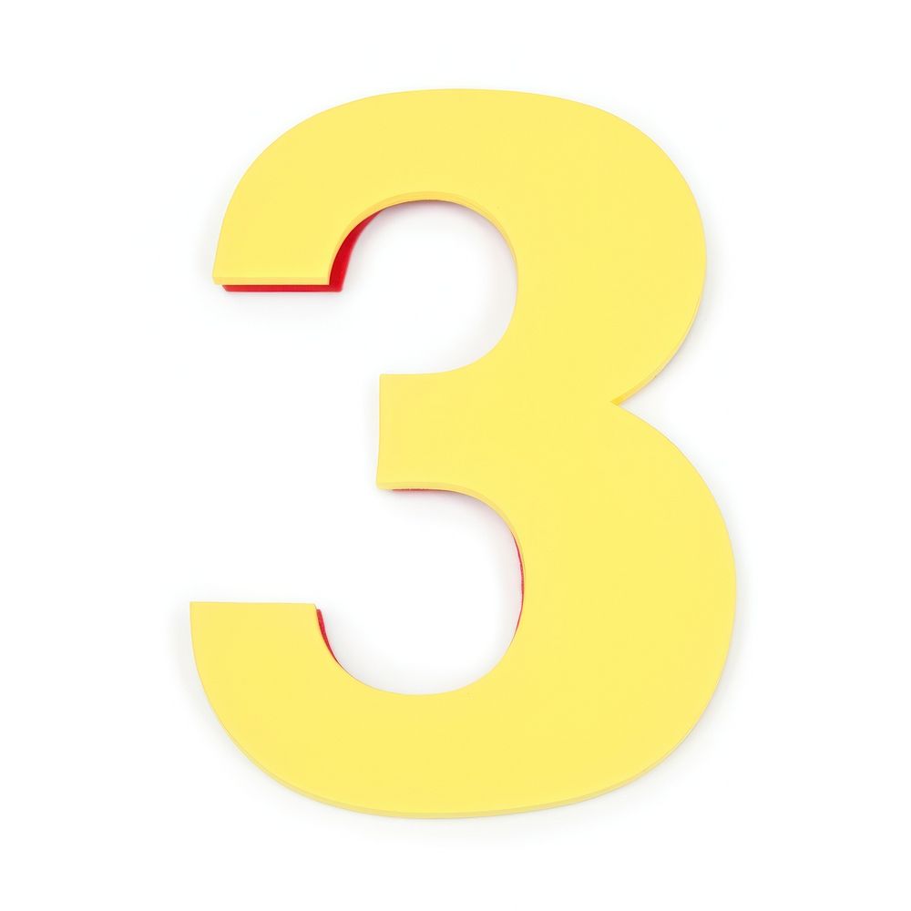 Number letter 3 cut paper | Premium Photo - rawpixel