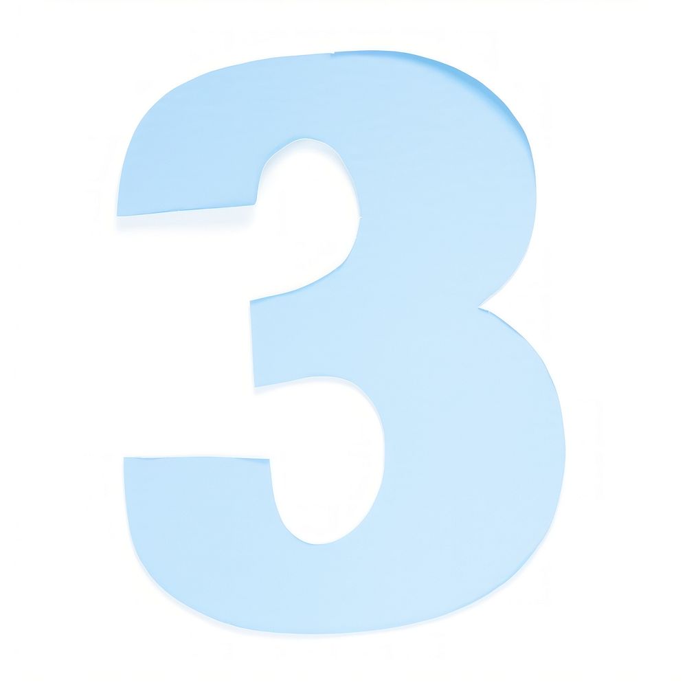 Number letter 3 cut paper | Premium Photo - rawpixel