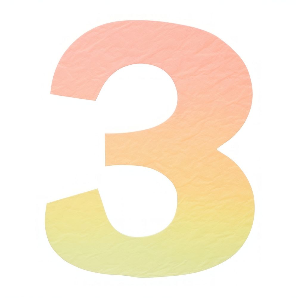 Number letter 3 cut paper | Premium Photo - rawpixel