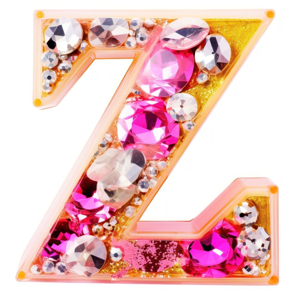 Glitter letter Z jewelry number | Premium Photo - rawpixel