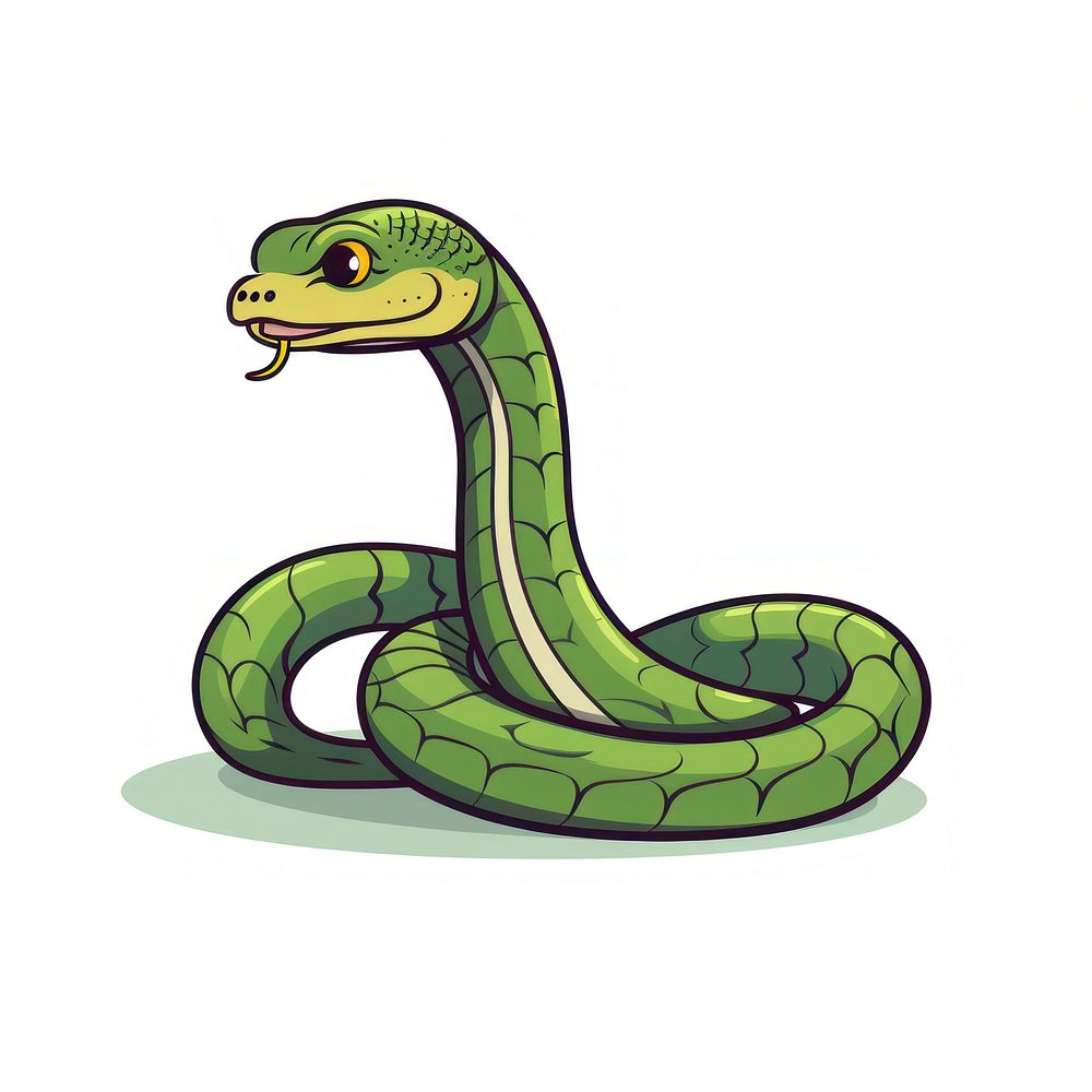 Snake reptile cartoon drawing. | Premium Photo Illustration - rawpixel
