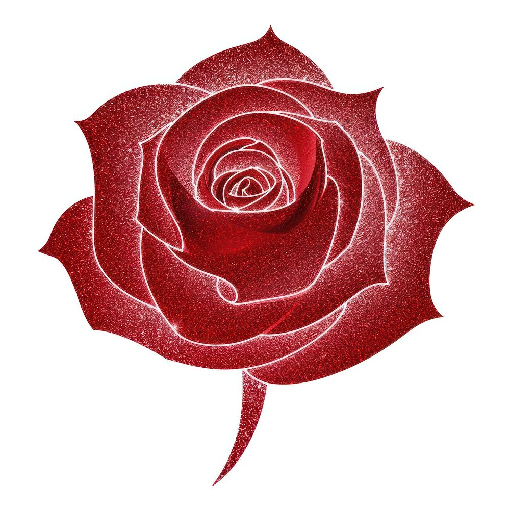 Red rose icon flower shape | Premium Photo Illustration - rawpixel