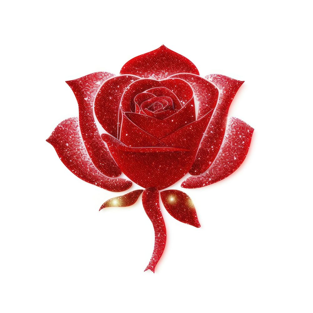 Red rose icon flower shape | Free Photo Illustration - rawpixel