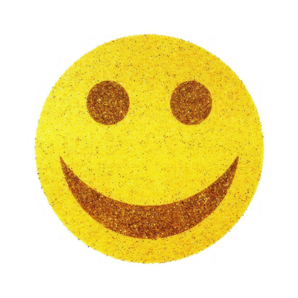 Yellow smiley icon shape white | Free Photo Illustration - rawpixel